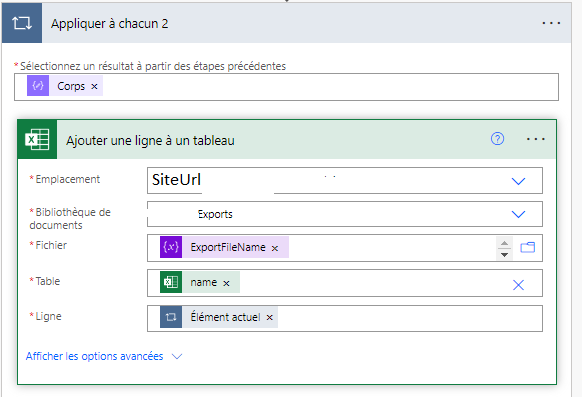 Power Automate Sharepoint Actions List